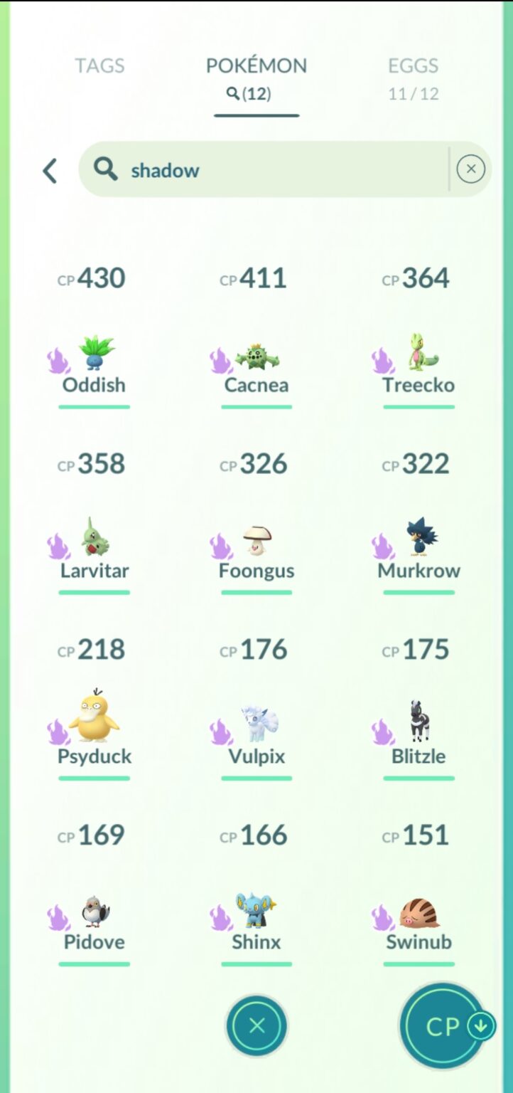 Pokémon GO Search Bar Commands - A Unique & Helpful Cheat Sheet